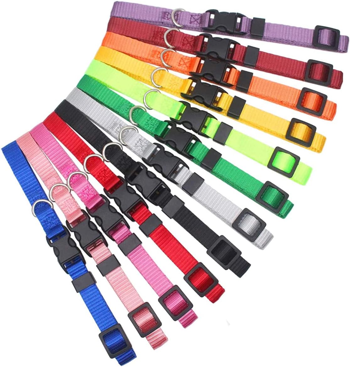 Amazon.com : Ameolela Puppy ID Collar Identification Soft Nylon ...