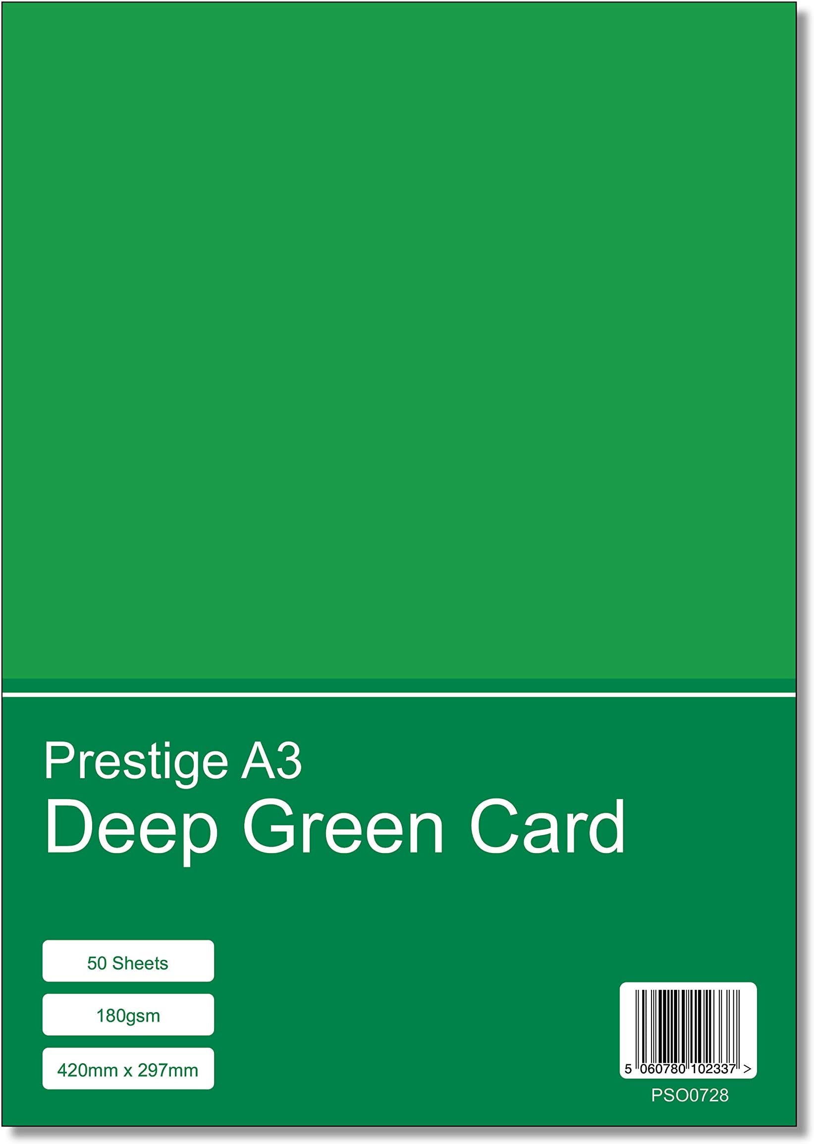 Prestige A3 Intensive Red 180gsm Craft Card x 50 Sheets per Pack ...