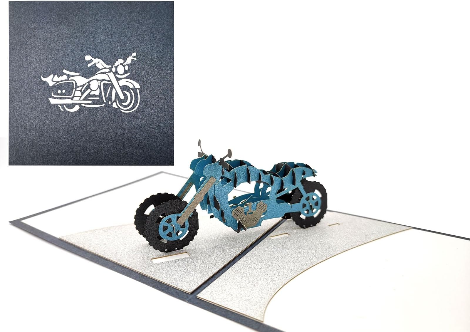 Three Dee Cards - Motorbike 3D Pop Up Greeting Card for Him - Dad ...