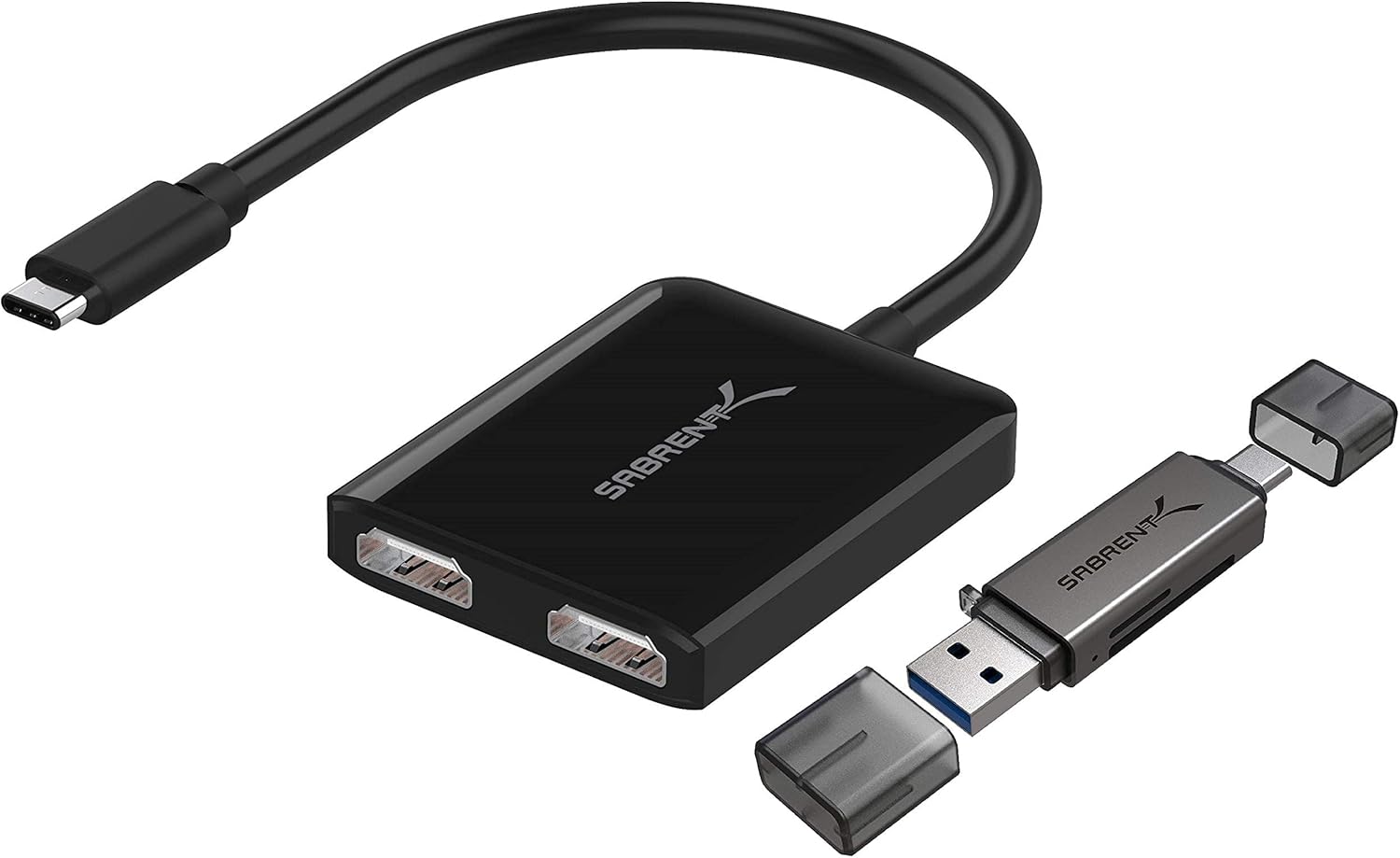 Amazon.com: USB Type C Dual HDMI Adapter [Supports Up to Two 4K 30Hz ...