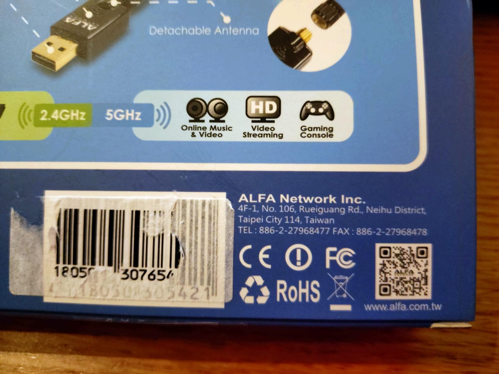 Alfa Network Alfa USB Adapter AWUS036ACS : Amazon.co.uk: Computers ...