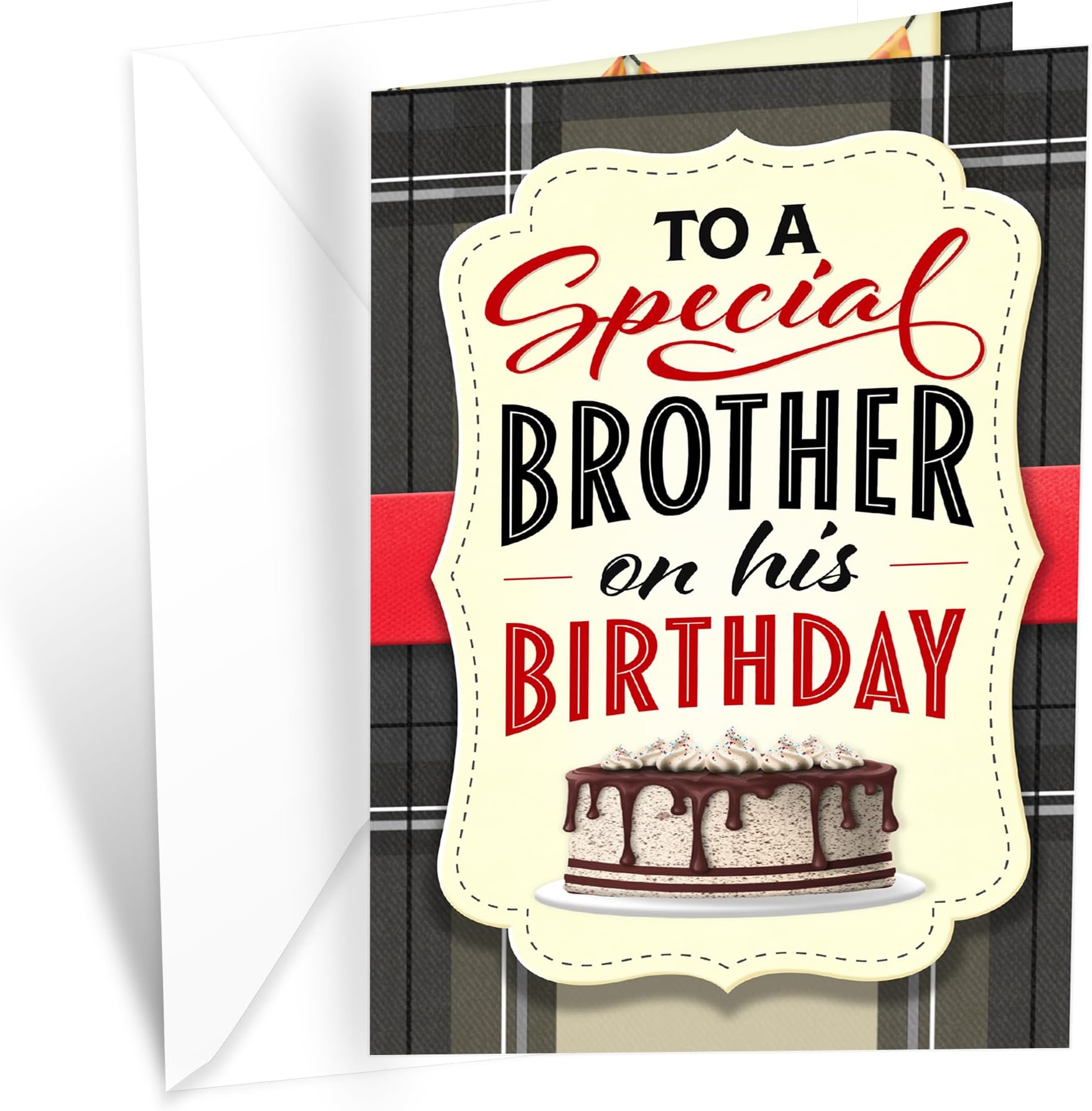 Amazon.com : Chuck's Card-O-Rama Birthday Card For Brother - Made in ...