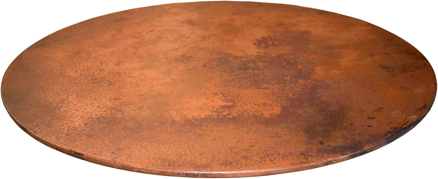 Amazon.com: 36" X-Large Hand-Hammered Tempered Copper Lazy Susan: Home ...