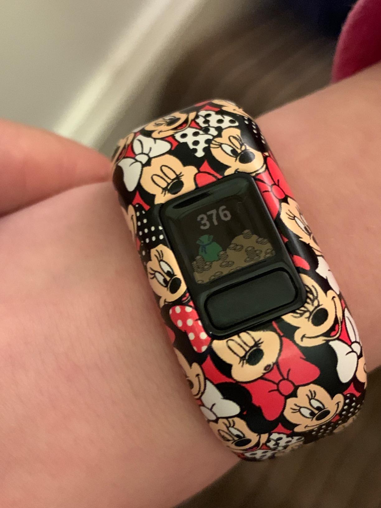 Garmin vivofit Jr. 2 - Disney Minnie Mouse Fitness Activity Tracker for ...