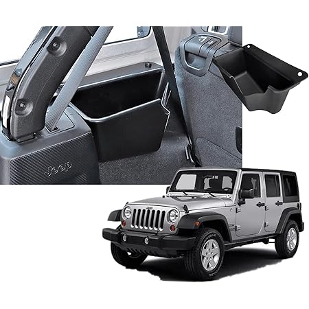 Amazon.com: CheroCar for Jeep JL Trunk Storage Tray Organizers Rear ...