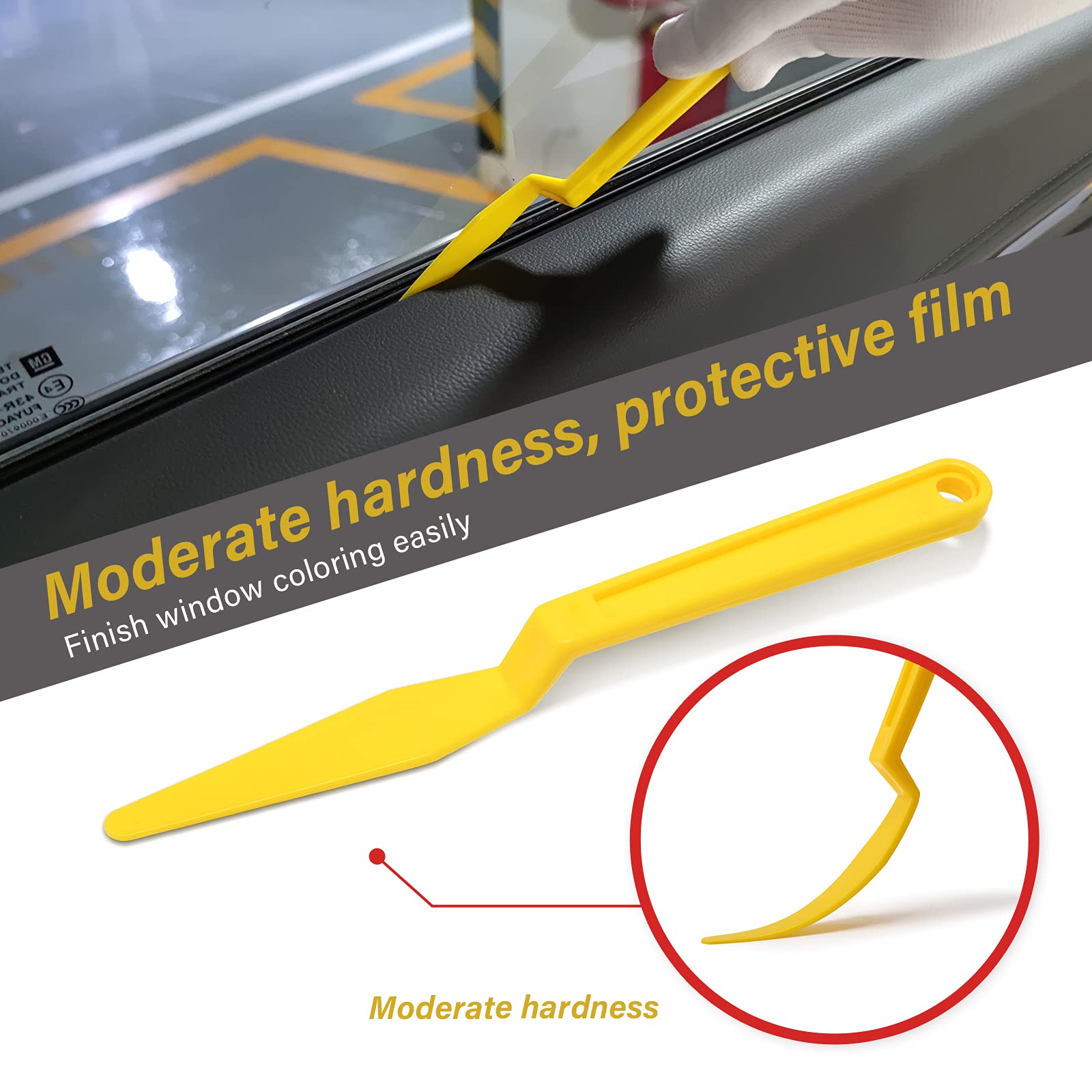 Snapklik.com : Window Tint Tool Includes Long Handle Shank Gasket ...
