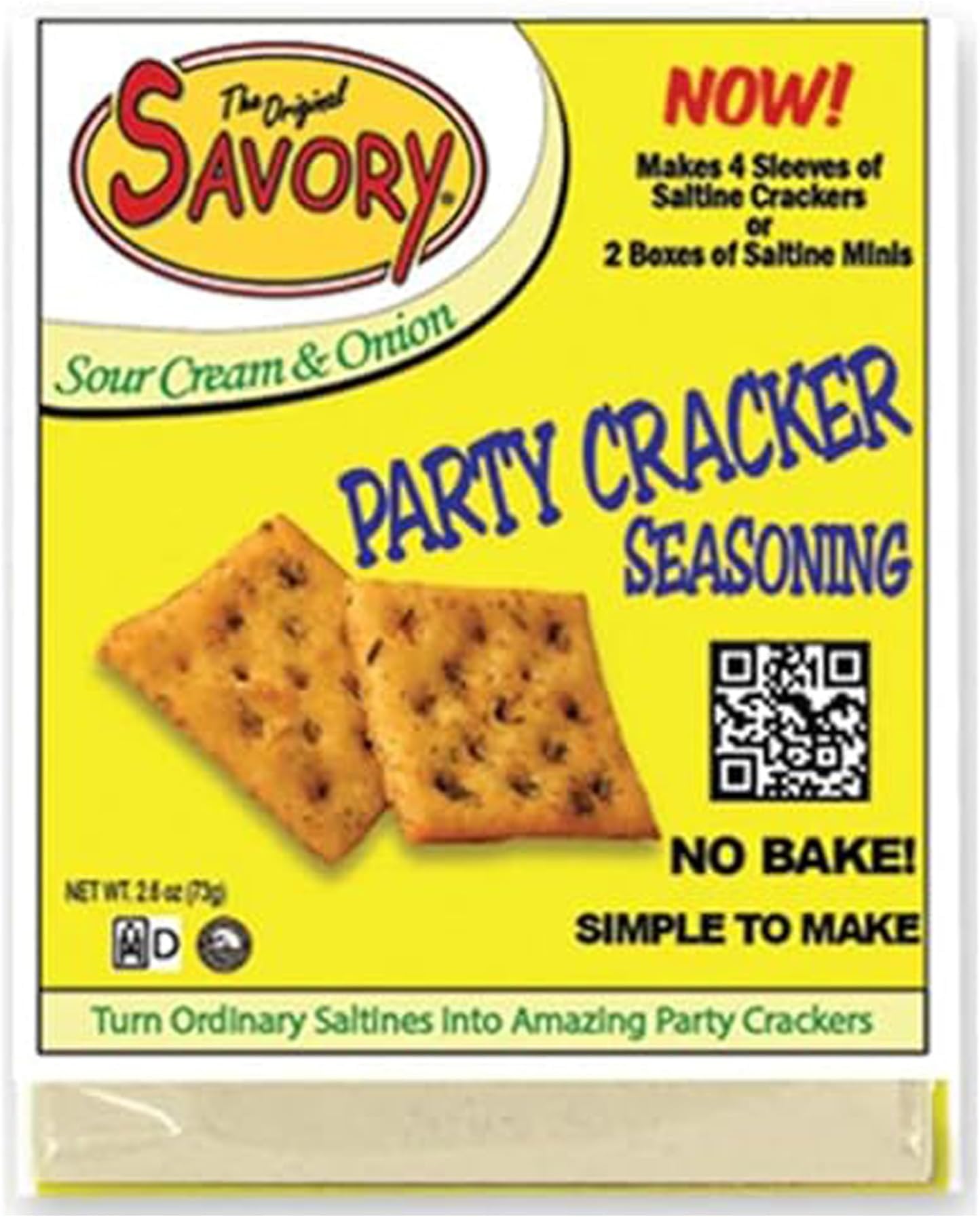Amazon.com: The Savory Party Cracker Seasoning No Bake, Sour Cream ...