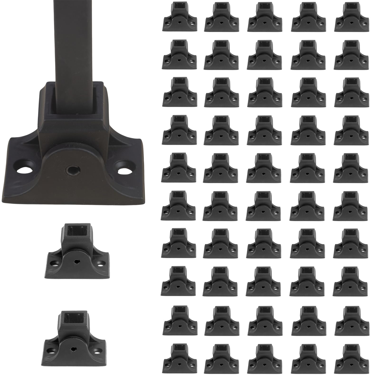 Snapklik.com : Senmit Iron Baluster Shoes - Stair Swivel Shoe