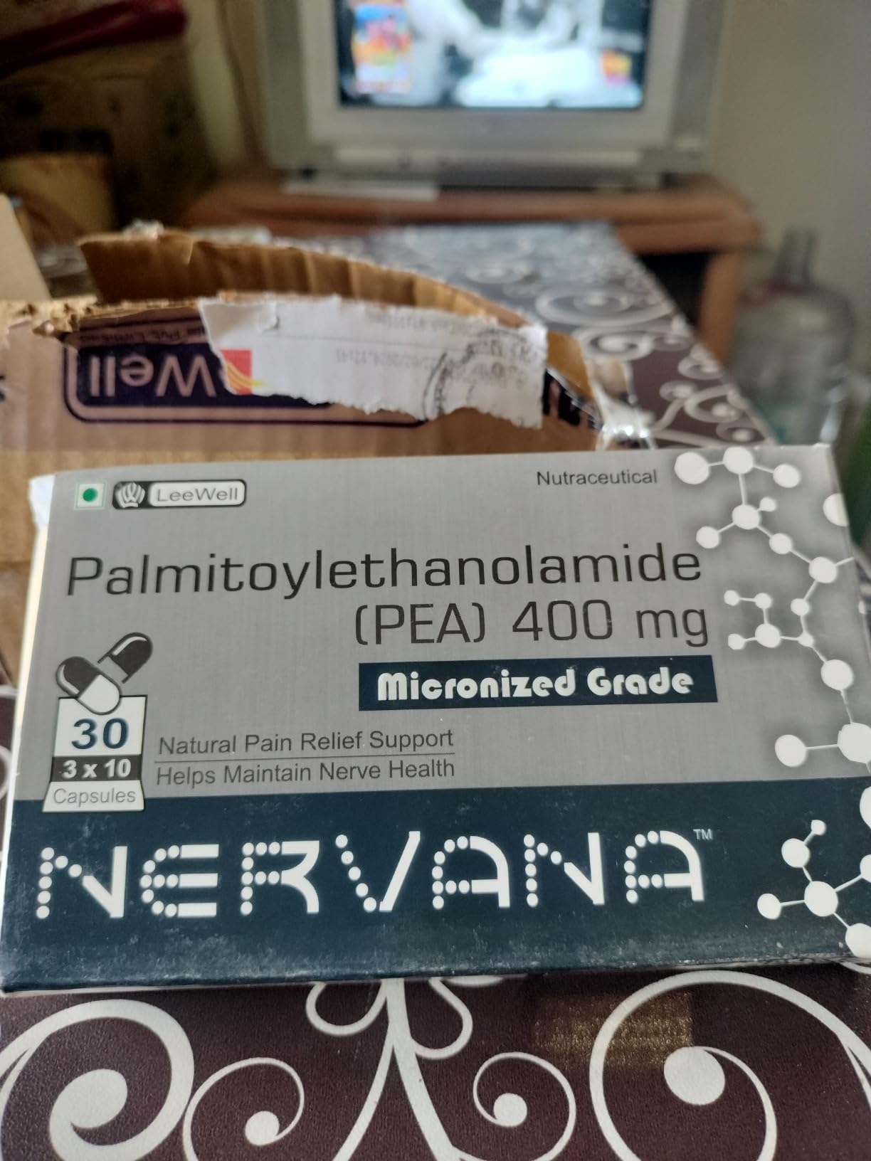Nervana High Absorption Micronized Palmitoylethanolamide 400mg (PEA ...