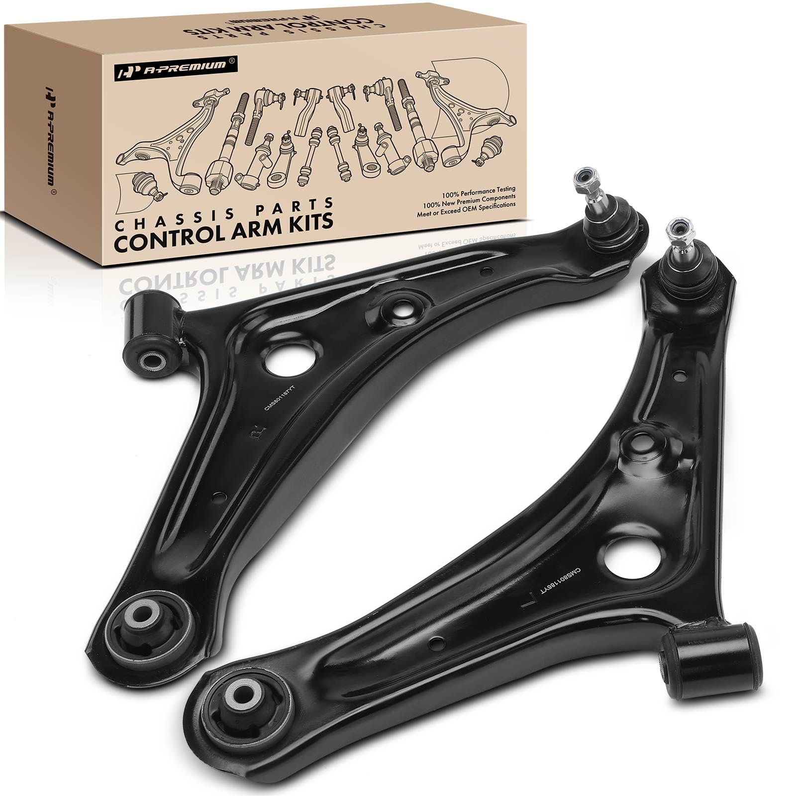 A-Premium 2 x Front Lower Control Arm with Ball Joint & Bushing ...