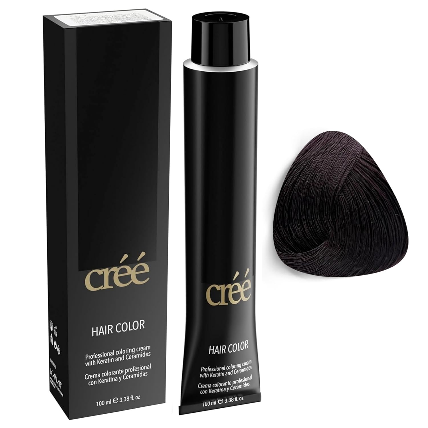Amazon.com : Cree Professional 3.99 - Dark Chocolate Permanent Hair ...