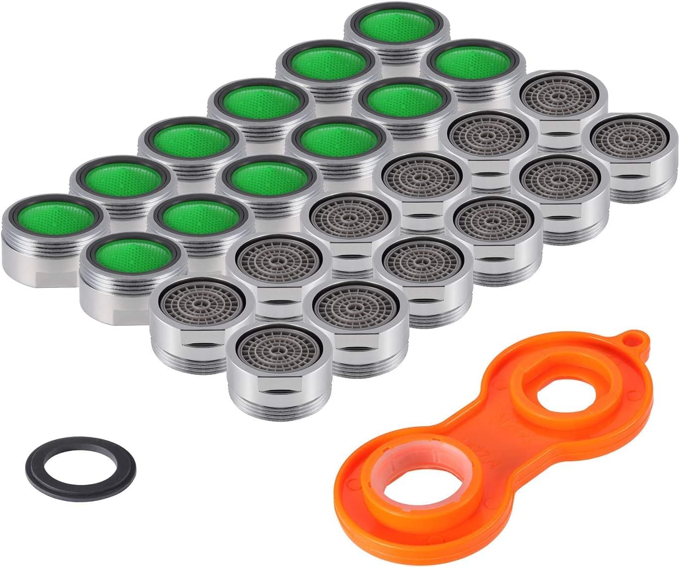 24PCS Faucet Aerators, KWOKWEI 15/16 Inch(24mm) Kitchen Faucet Aerator ...