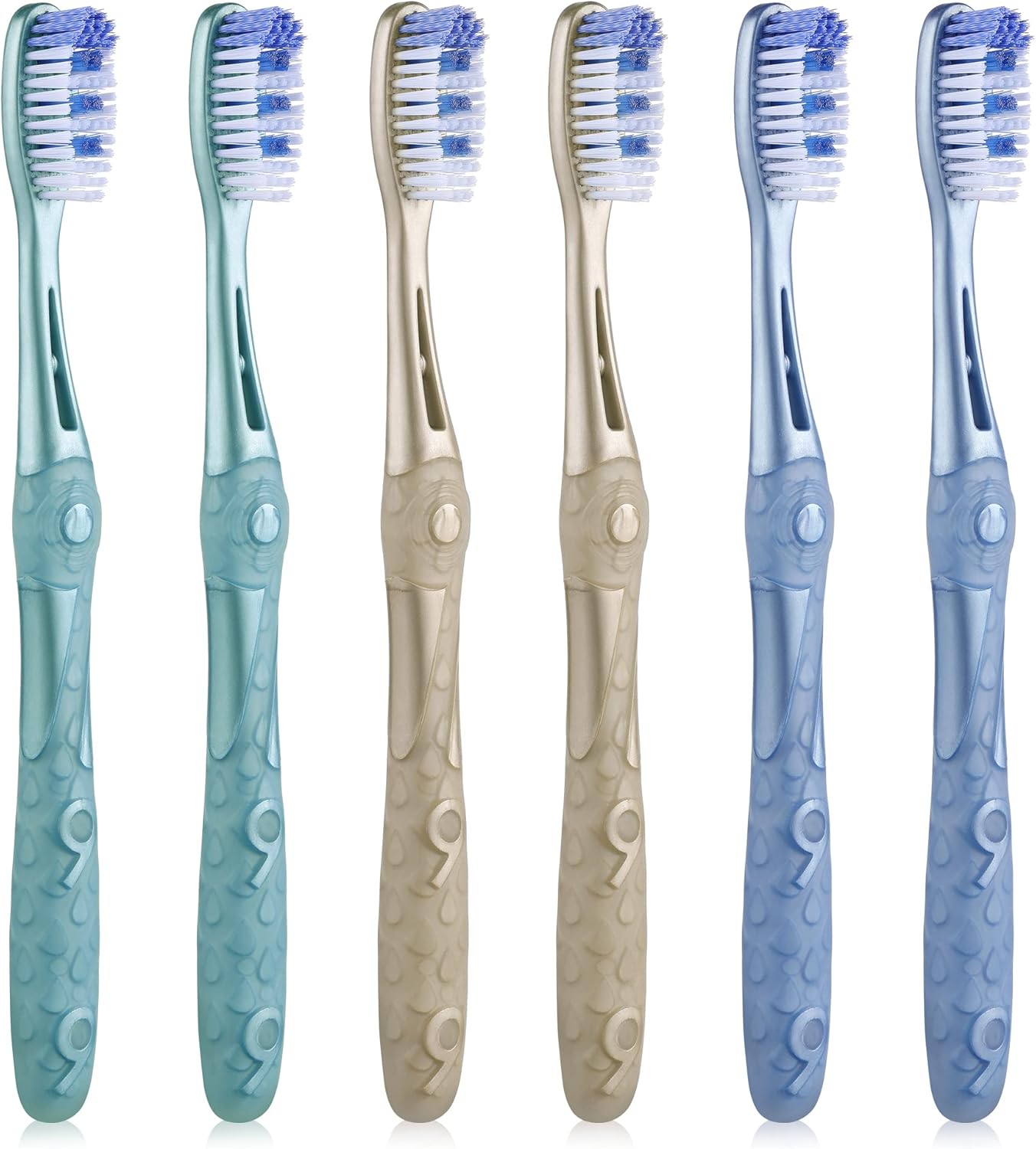 Amazon.com : Medium Toothbrushes for Adults, Whitening Toothbrush with ...