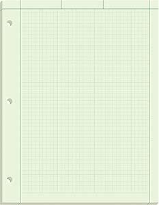 Amazon.com : Ampad 42-142 Computation Pad, Greentint Paper, 8.5 x 11, 5 ...