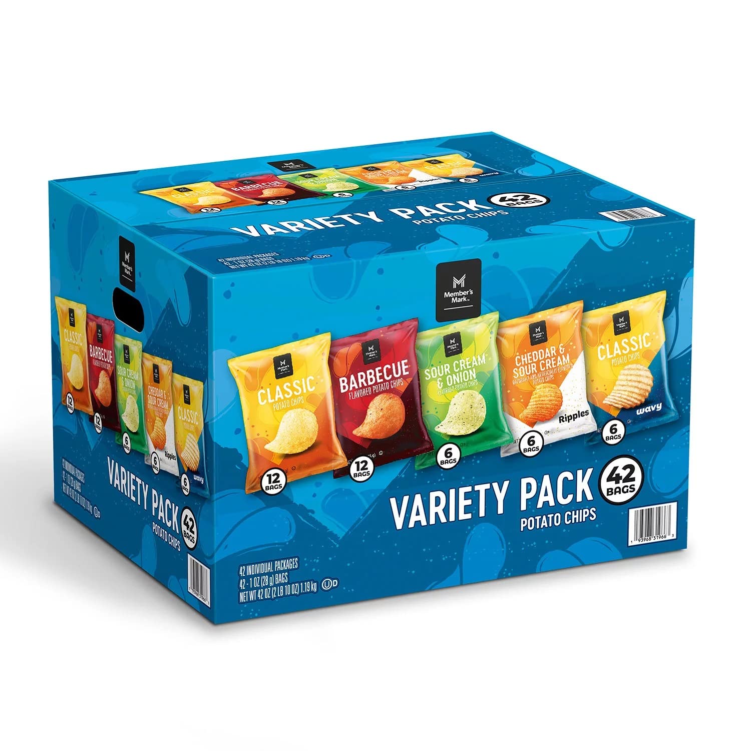 Amazon.com: Member's Mark - Paquete variado de papas fritas, 1 onza ...