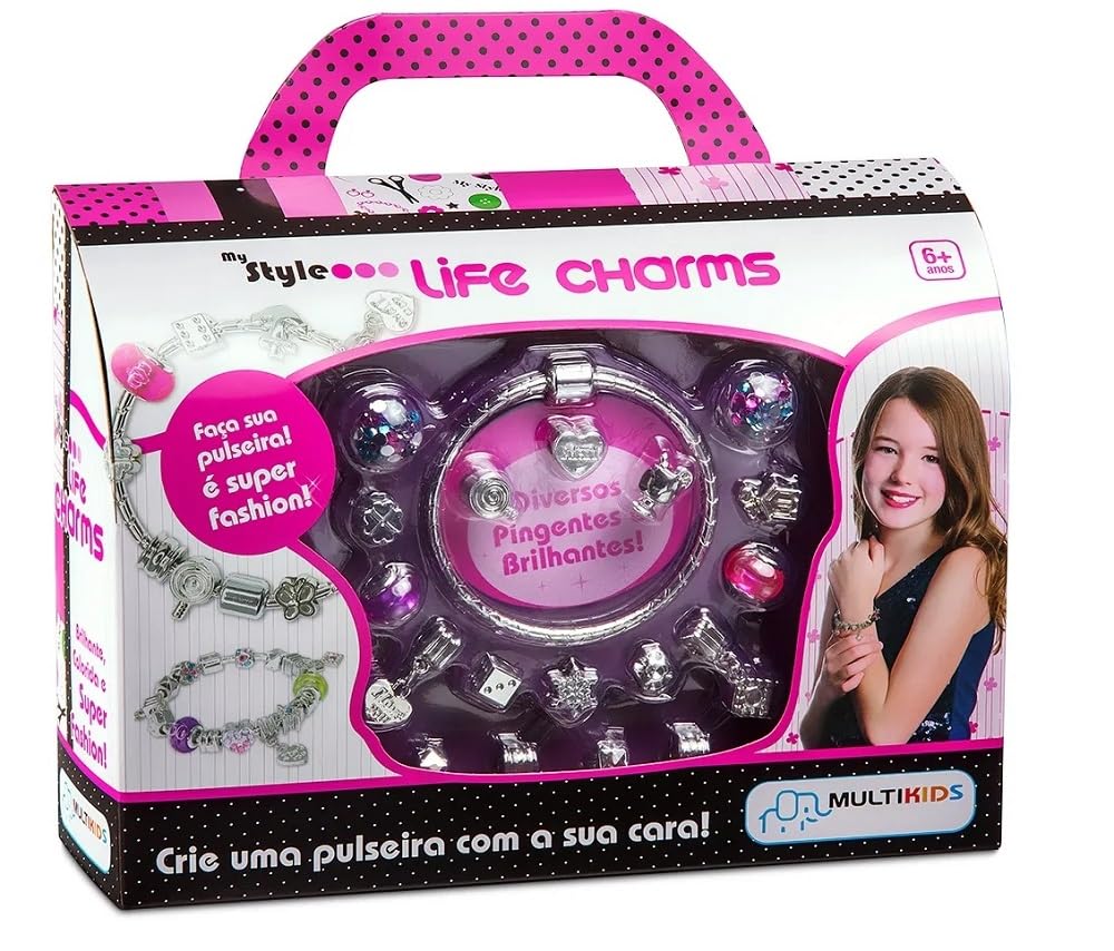 Pulseira My Style Preciosas Life Charms Multikids - BR468 : Amazon.com ...