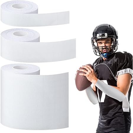 Amazon.com: BBTO 3 Pack Athletic Sports Tape Football Turf Tape Easy ...
