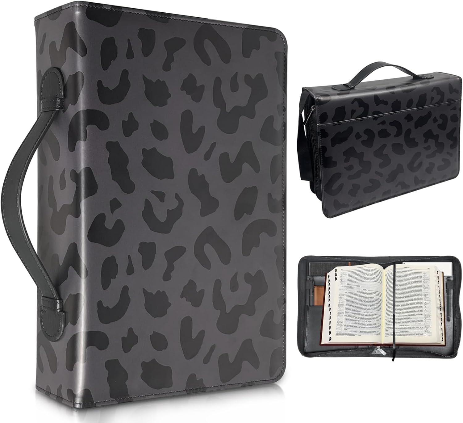 Amazon.com: YeeCASE Large Bible Covers Case for Women and Men, PU ...