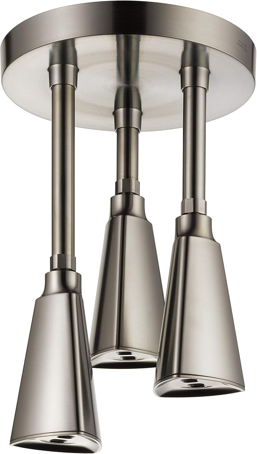 Delta Faucet Single-Spray Ceiling-Mount H2Okinetic Shower Head ...