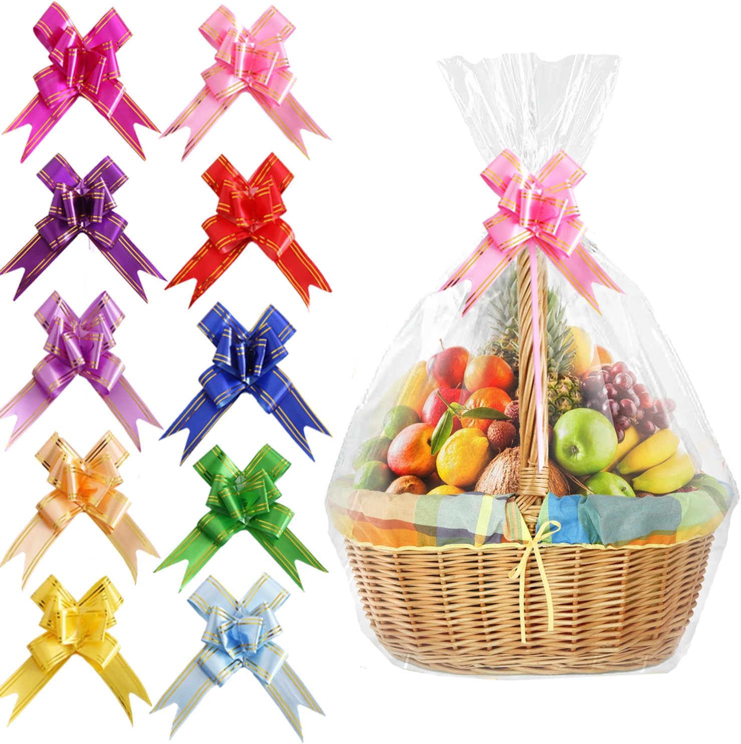 Amazon.com: Fulmoon 20 Pcs Easter Baskets for Gifts Empty Kraft Gift ...