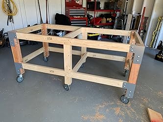 Amazon.com: Eastwood 8 Pieces Steel Work Bench Brackets | 3/16 inch ...