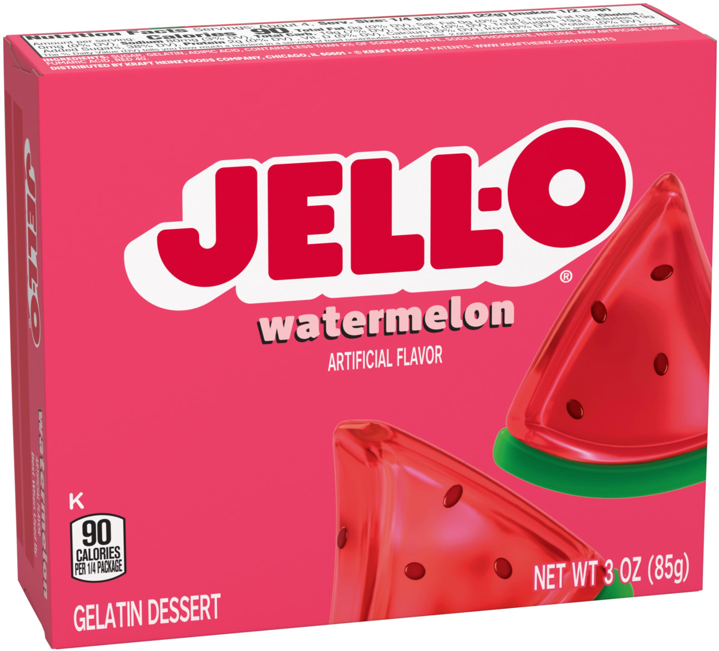 Amazon.com: JELL-O Jello Postre de gelatina, cajas de 3 onzas, paquete ...