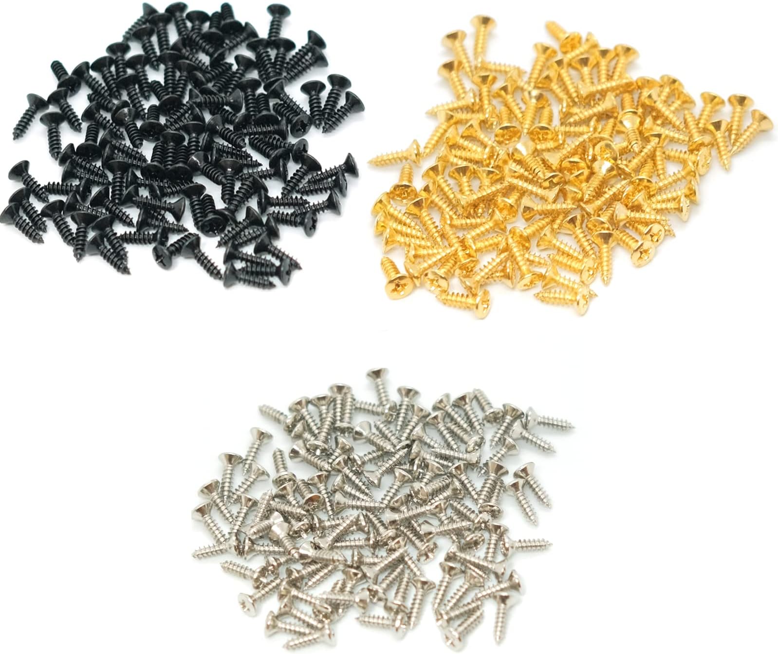 Amazon.com: Jiayouy 268 Pieces Guitar Mounting Screws Assortment Box 9 ...