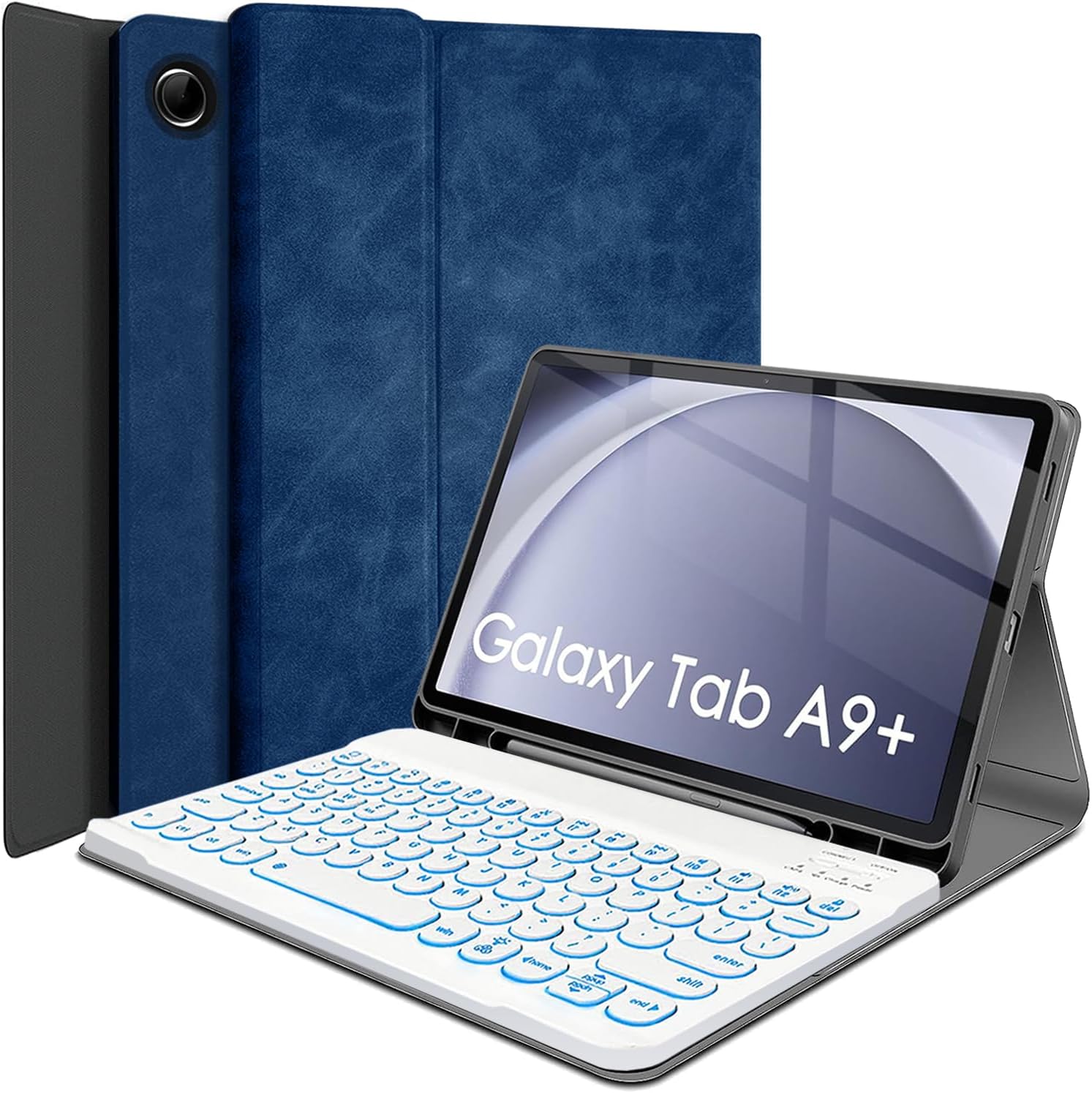 Amazon.com: LDSOYIA Backlit Keyboard Case for Samsung Galaxy Tab A9 ...
