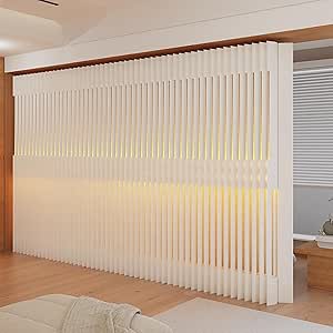 Paper Room Divider Creative Freestanding Home Partitions Retractable ...