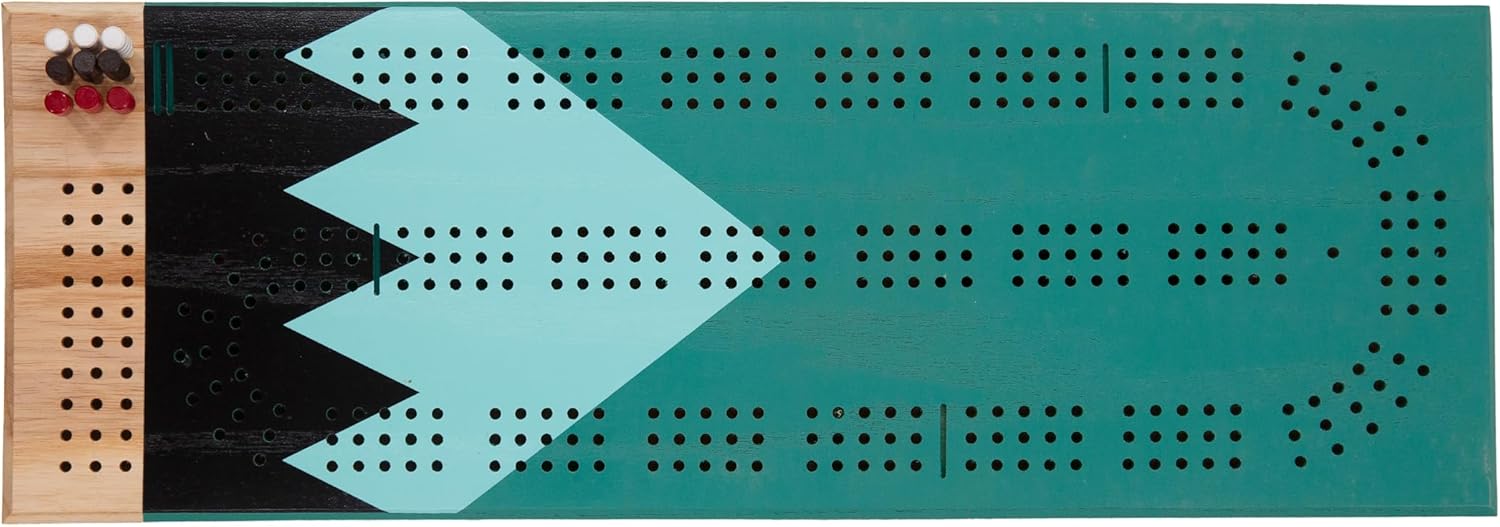 Amazon.com: Gooseberry Hand-Painted Cribbage Board : Toys & Games