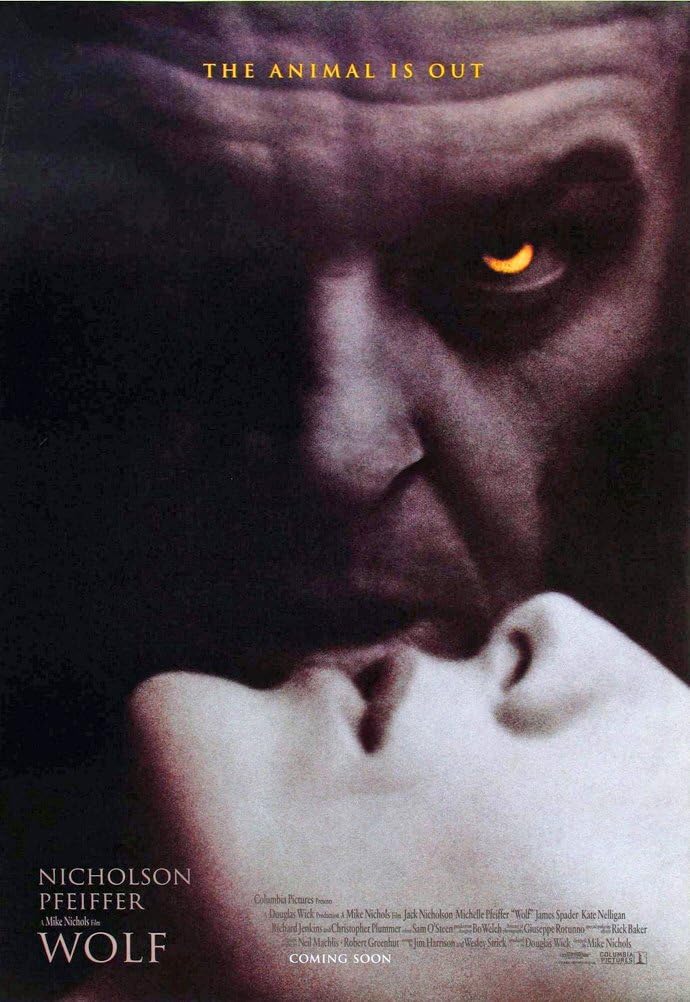 Amazon.com: WOLF MOVIE POSTER 1 Sided ORIGINAL ROLLED 27x40 JACK ...