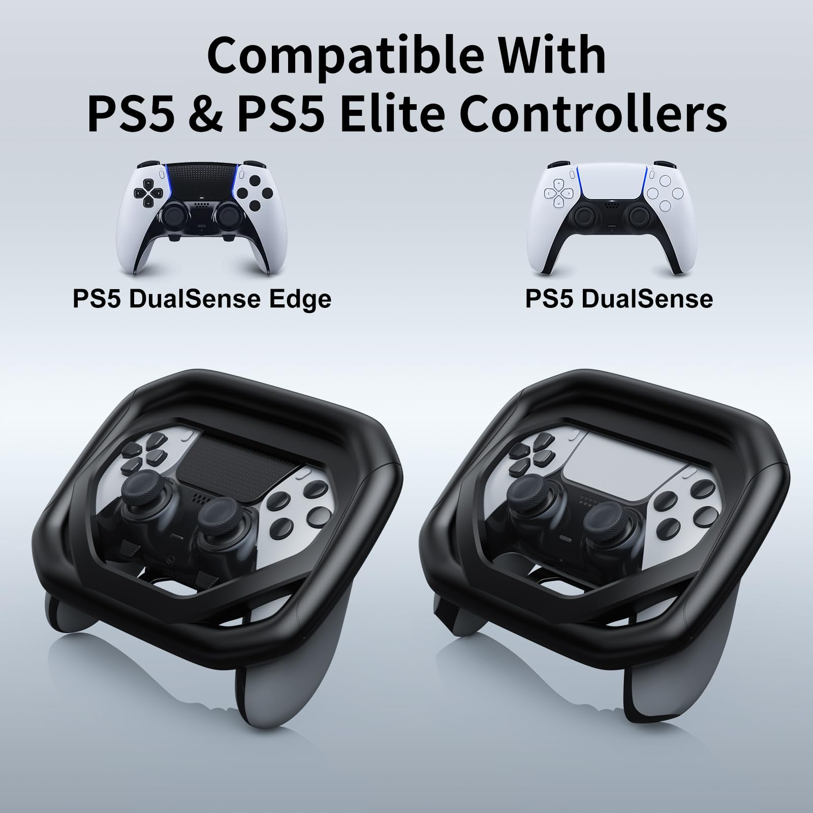 Snapklik.com : HONCAM Steering Wheel For PS5/PS5 Elite Controllers ...