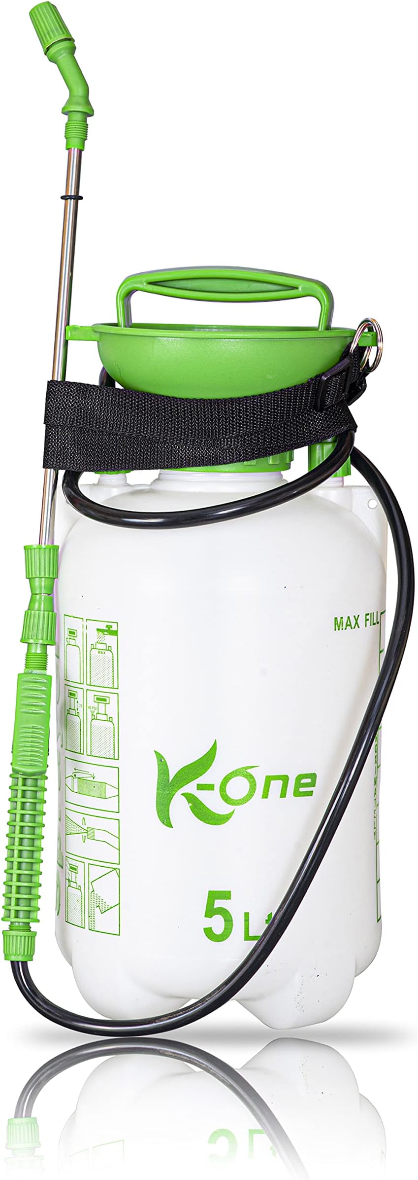 K-One 5L Garden Pump Action Pressure Sprayer For Water Fertilizers ...