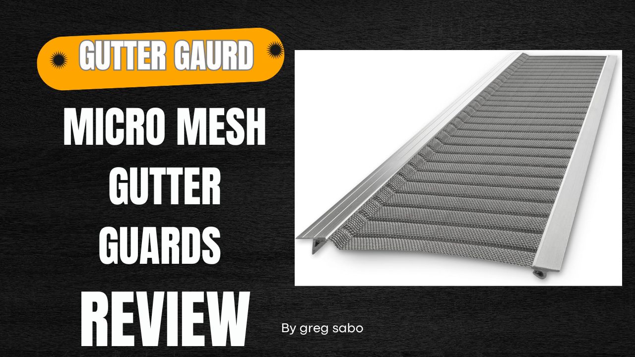 Watch Gutter Gaurd Micro Mesh Kit Review on Amazon Live
