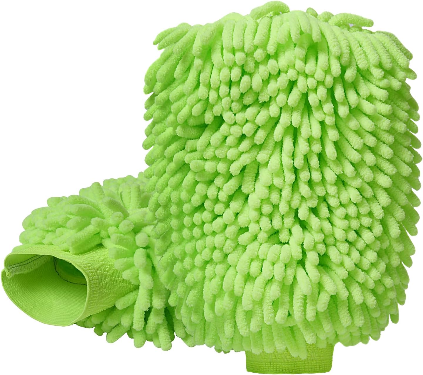 Amazon.com: HeGangLy 2 Pack Car Wash Mitt Microfiber Chenille Car Wash ...