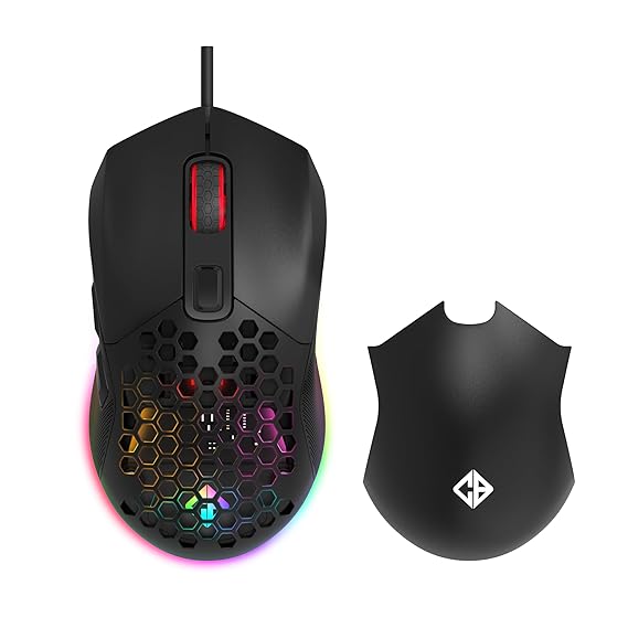 Amazon.in: Buy Cosmic Byte Firestorm RGB Wired Gaming Mouse, 67 Grams ...