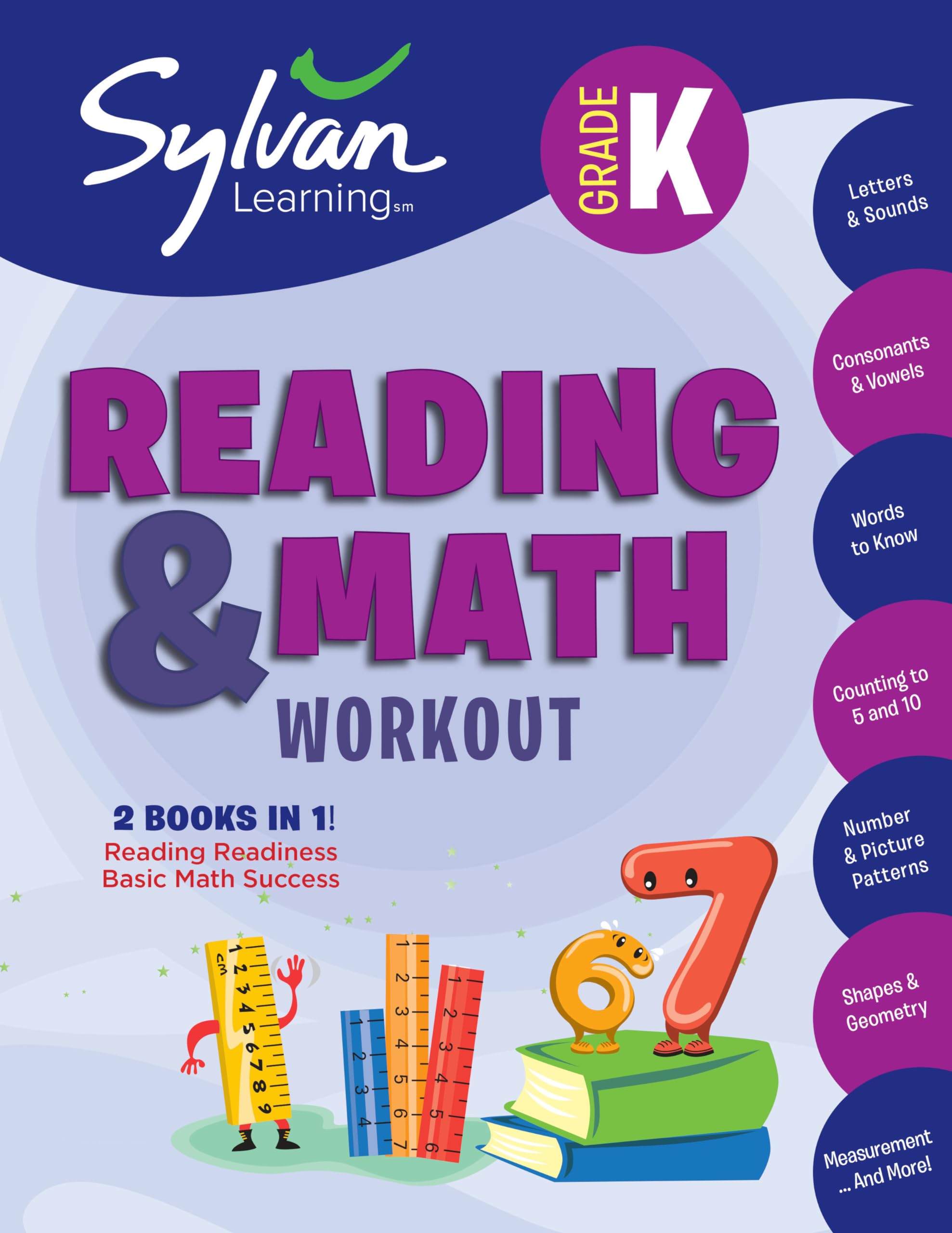 Snapklik.com : Kindergarten Reading & Math Workout: Activities ...