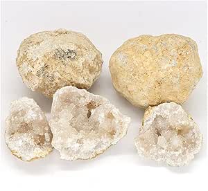 Amazon.com: FIDEMM Natural Crystal Rough Unopened Natural Agate Geode ...