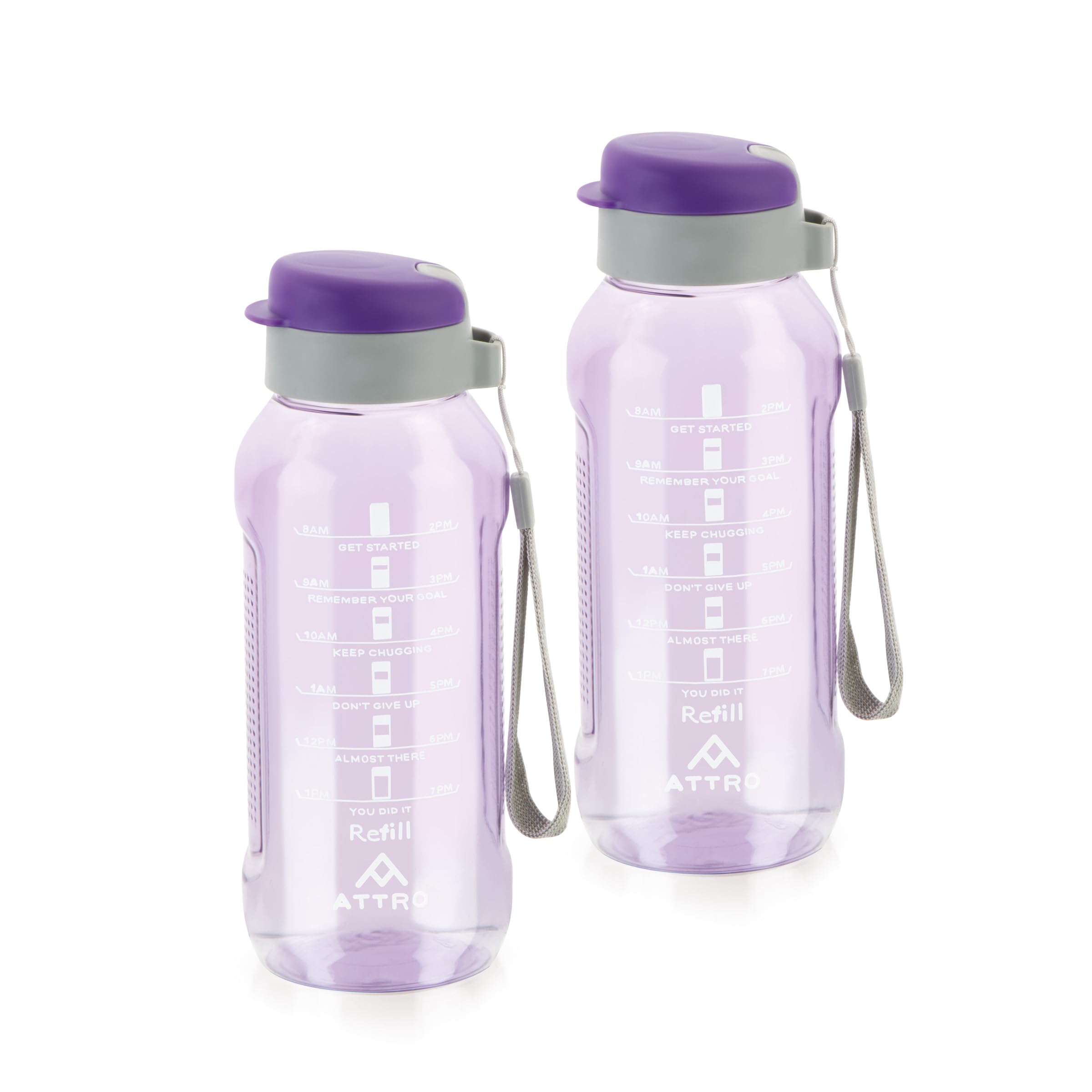 ATTRO Ultra Pro Motivational 1-Liter BPA-Free Water Bottle with Leak ...