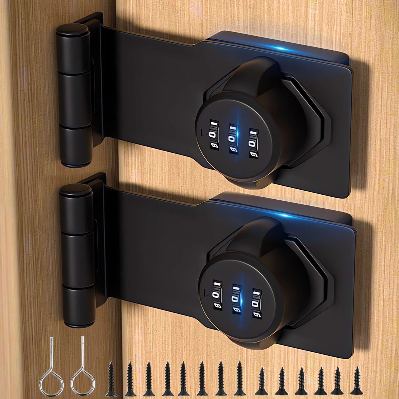 Snapklik.com : 90 Degree Barn Door Lock And Latch - Right Angle Sliding ...