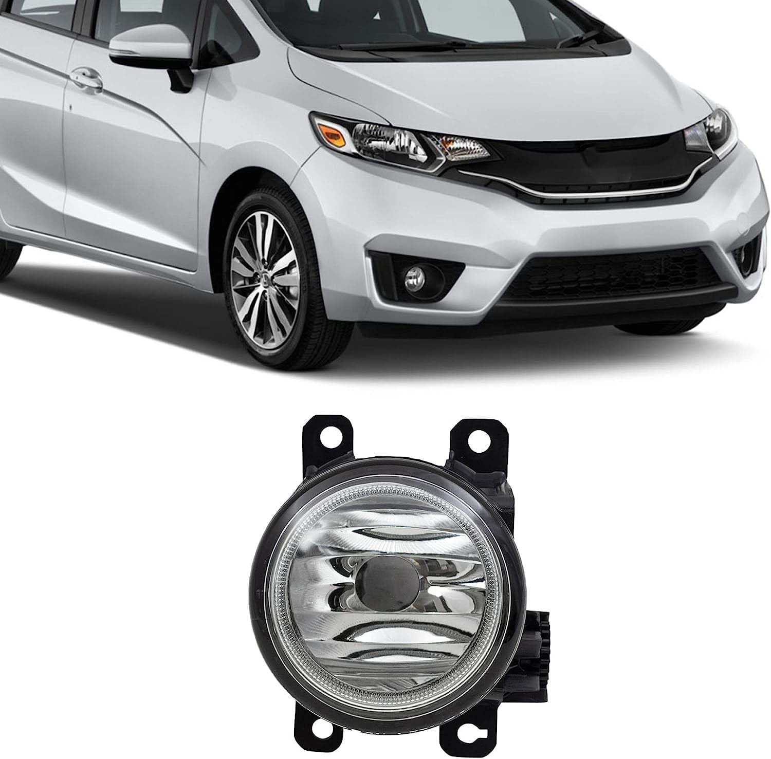 Amazon.com: UPPARTS Fog Light Assembly For 2015 2016 2017 Honda FIT EX ...