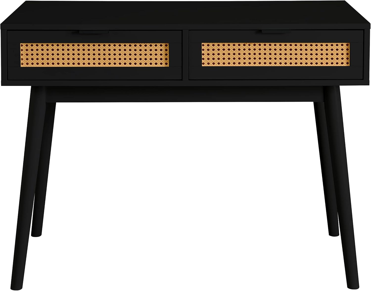 House and Homestyle Black Hallway Office Console Storage Desk Unit ...