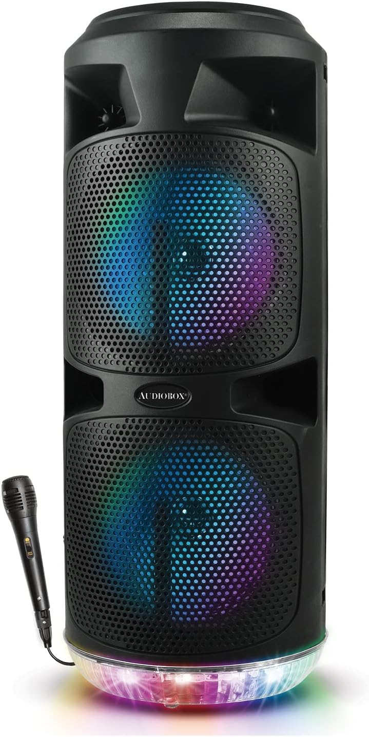 Amazon.com: New Audiobox Fun & Loud Portable Bluetooth Karaoke Speaker ...