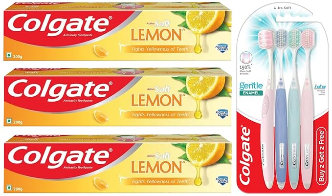 Buy Colgate Active Salt Lemon Toothpaste,Fighting Colgate Toothpaste ...