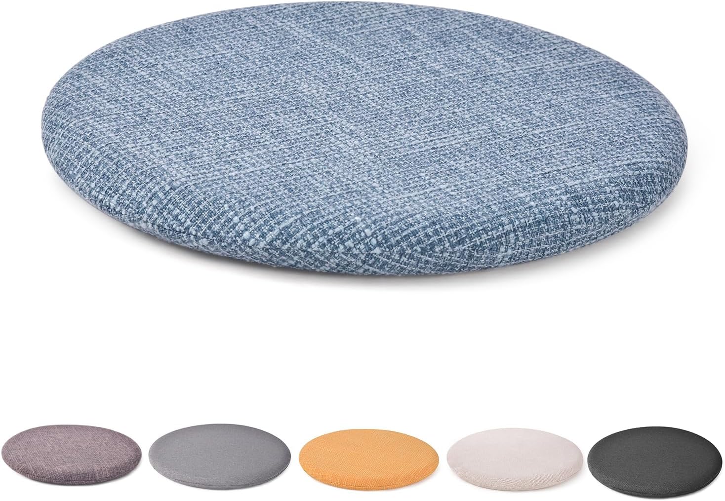 Amazon.com: Gumcoly 14" Memory Foam Chair Cushion, Round Seat Cushion ...