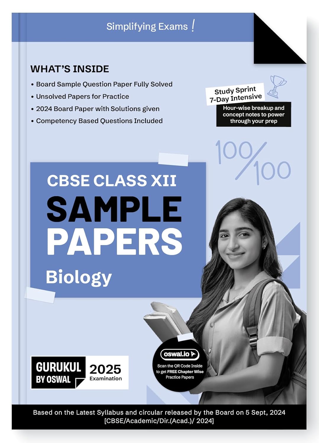 Gurukul By Oswal Biology Sample Papers for CBSE Class 12 Board Exam ...