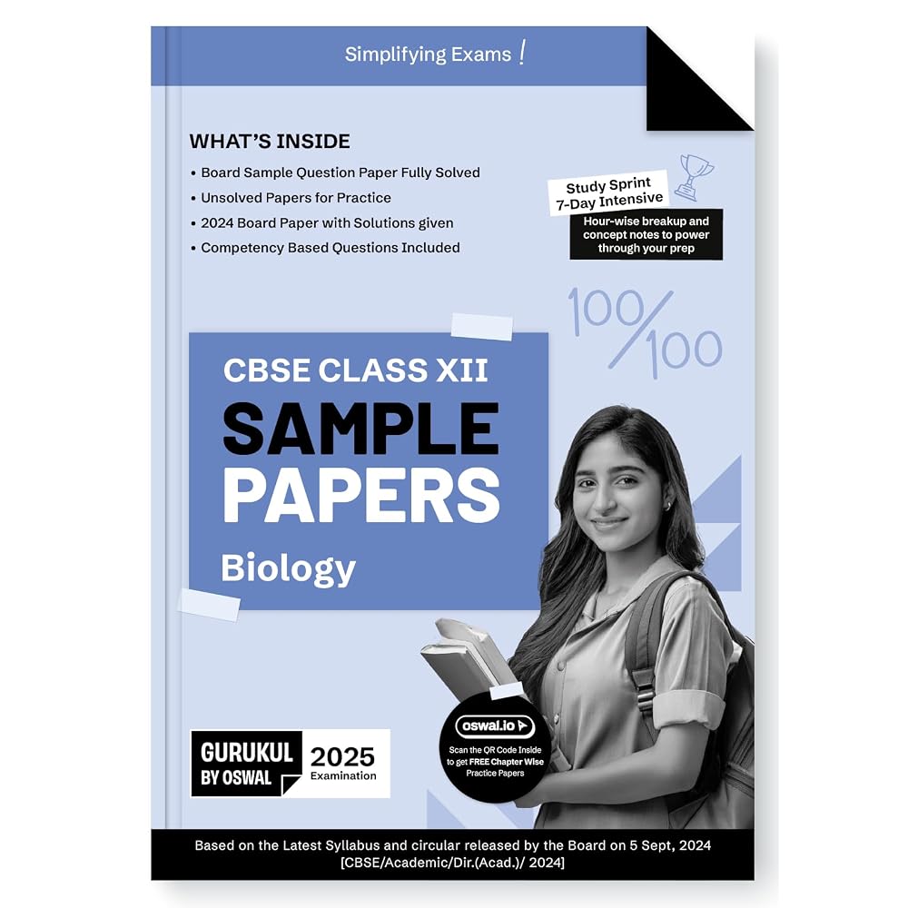 Gurukul By Oswal Biology Sample Papers for CBSE Philippines | Ubuy