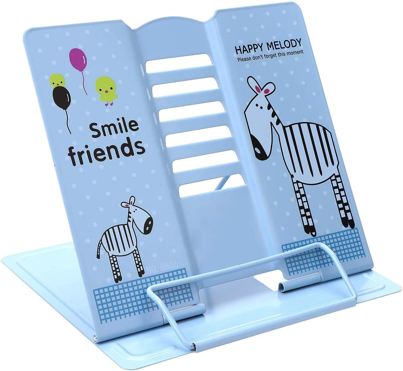 Amazon.com : Reading Book Stand for Desktop Foldable Adjustable Tray ...