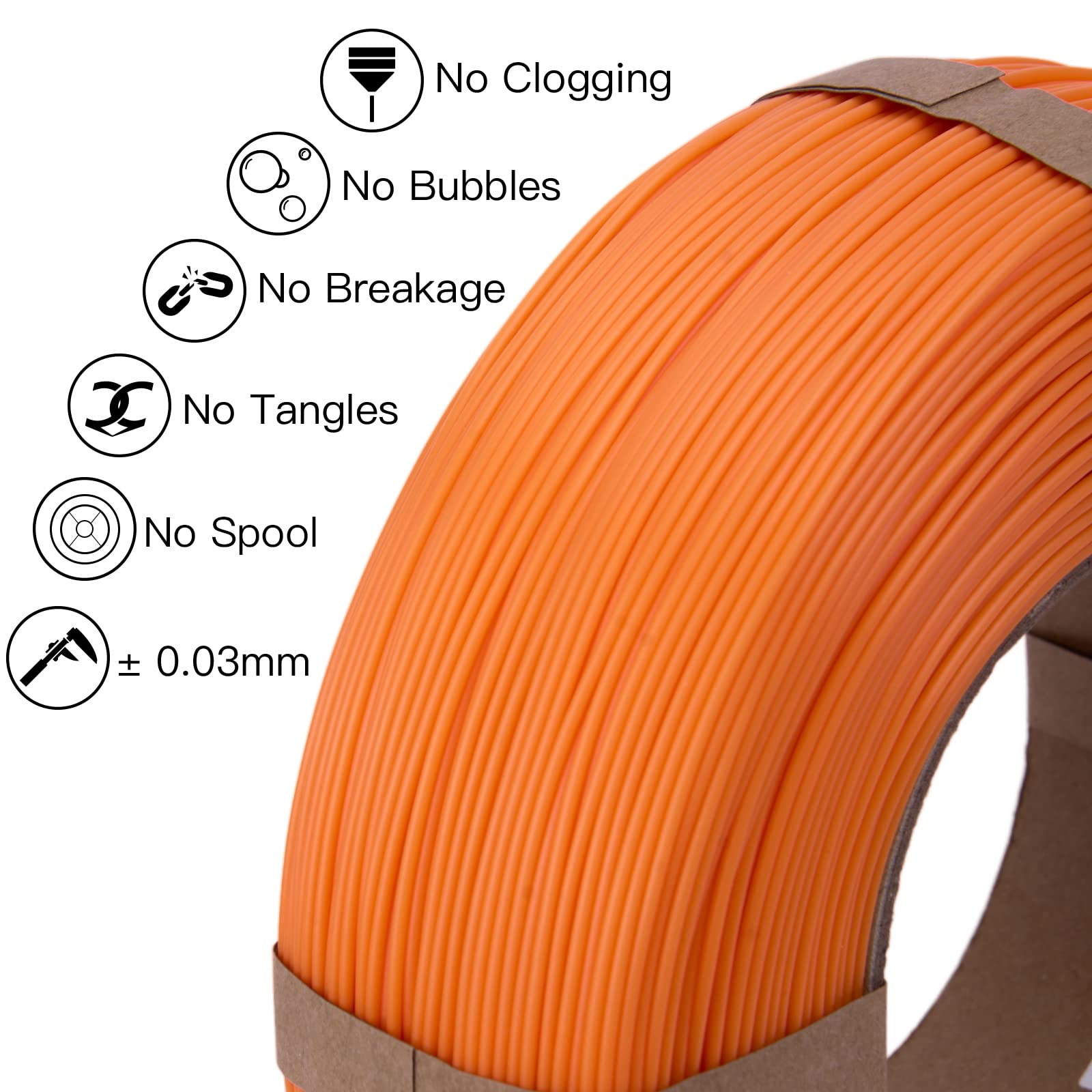 Snapklik.com : Micro Center Inland PLA+ Filament Refill 1.75mm, PLA Pro ...