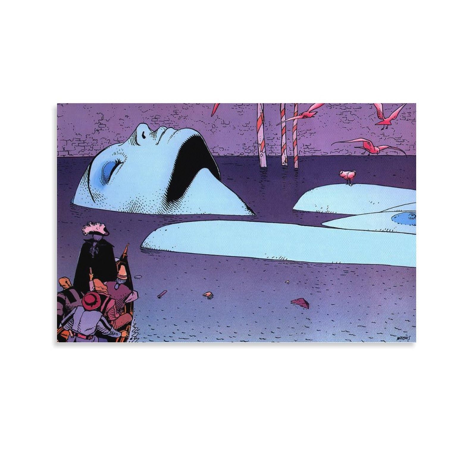 Amazon.com: Artist Jean Giraud Moebius Painting Heavy Metal Cartoon ...